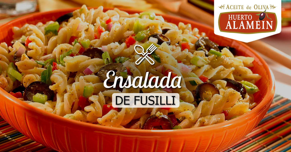 Ensalada de fusilli - Huerto Alamein