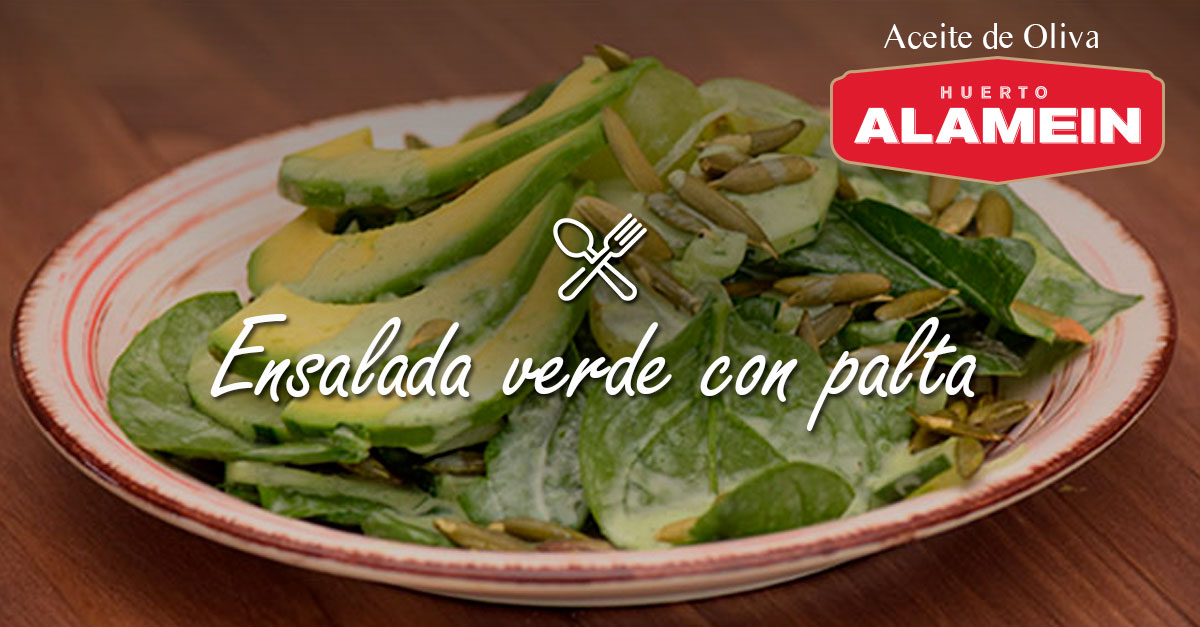 Ensalada Verde con Palta - Huerto Alamein