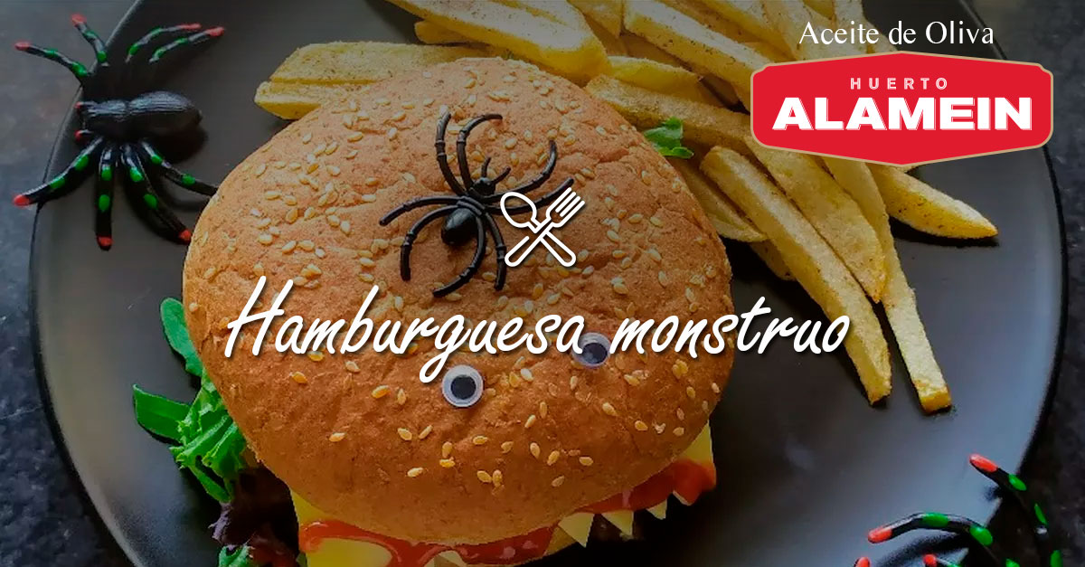 HAMBURGUESA MONSTRUO - Huerto Alamein