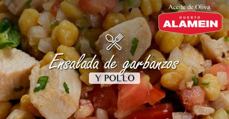 Ensalada de Garbanzos y Pollo - Huerto Alamein