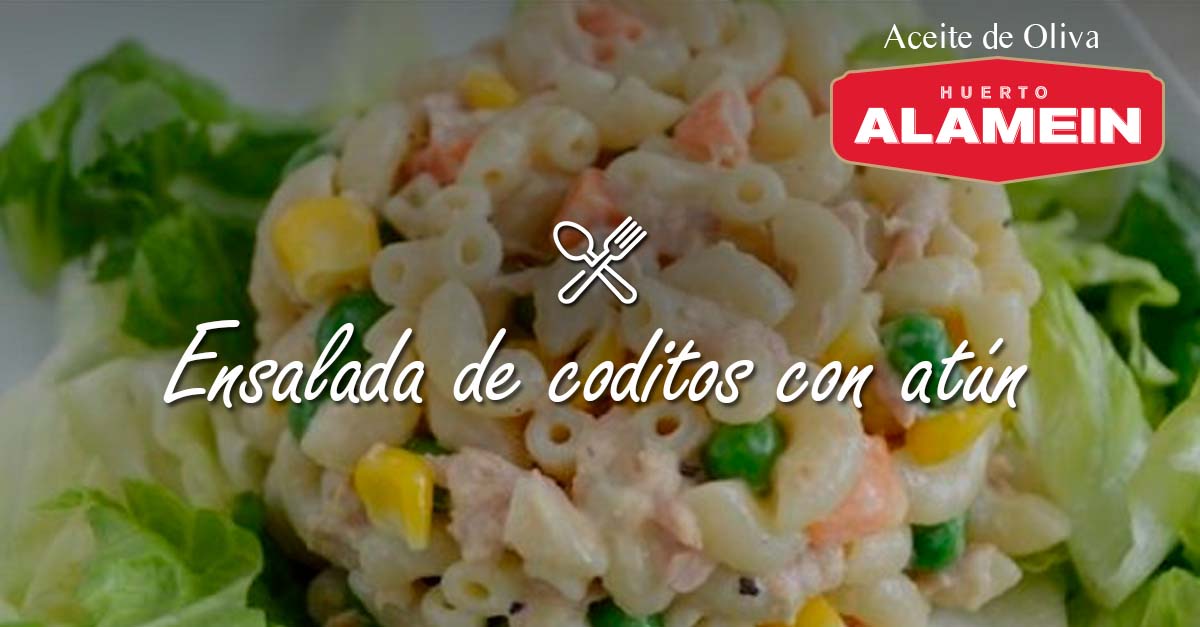 Ensalada de Coditos con Atún - Huerto Alamein
